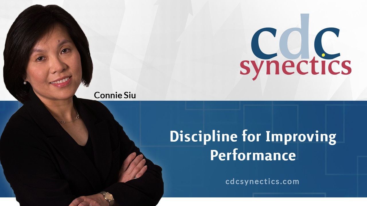 Discipline for Improving Performance - CDC Synectics on How to Leverage Resources